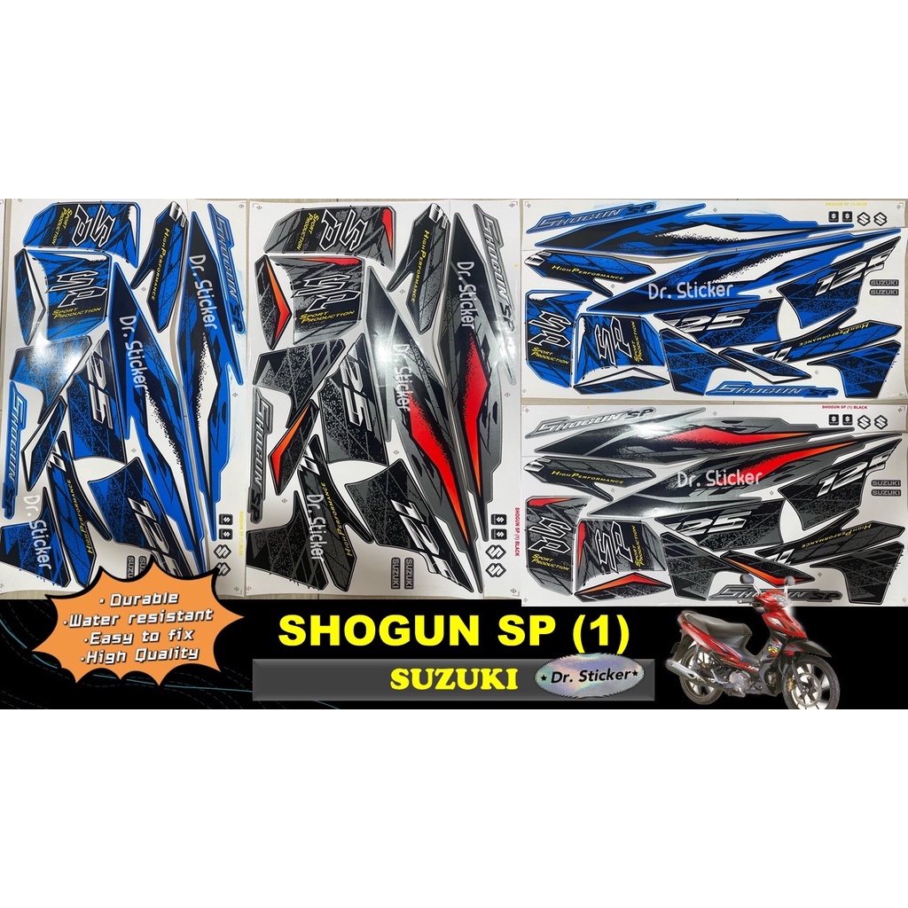 SUZUKI SHOGUN125 SP Stripe Stiker Sticker SHOGUNSP SPECIAL SHOGUN SP ...