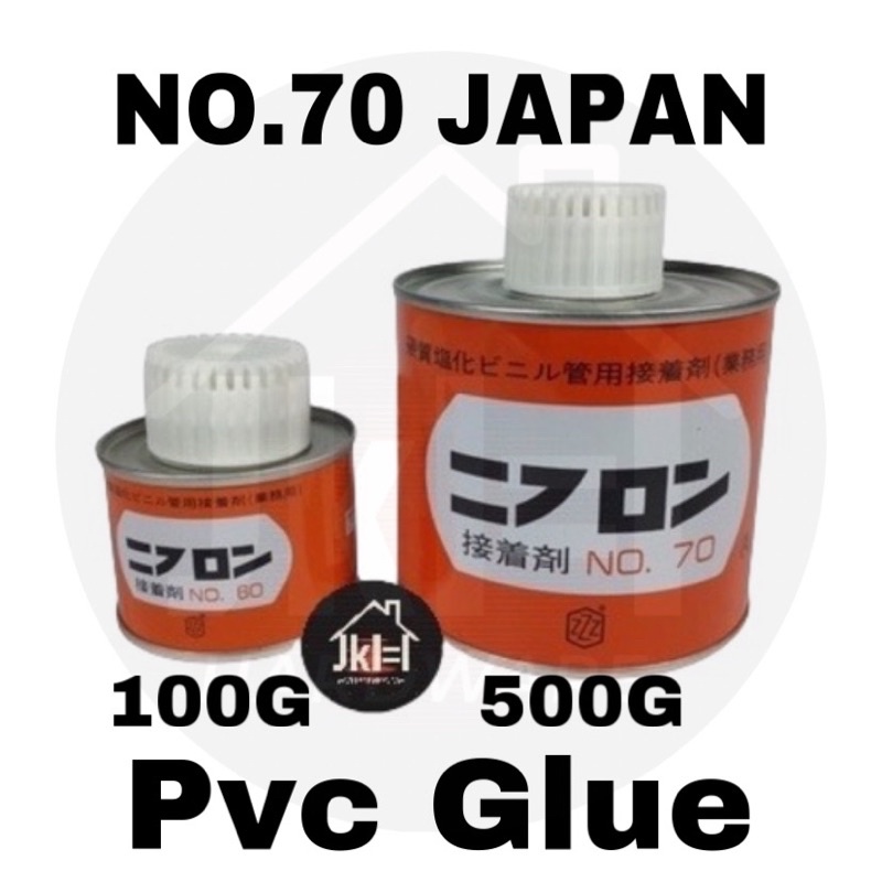 Japan Pvc glue (orange tin)500gm 100gm(for Pvc pipe use) | Shopee Malaysia