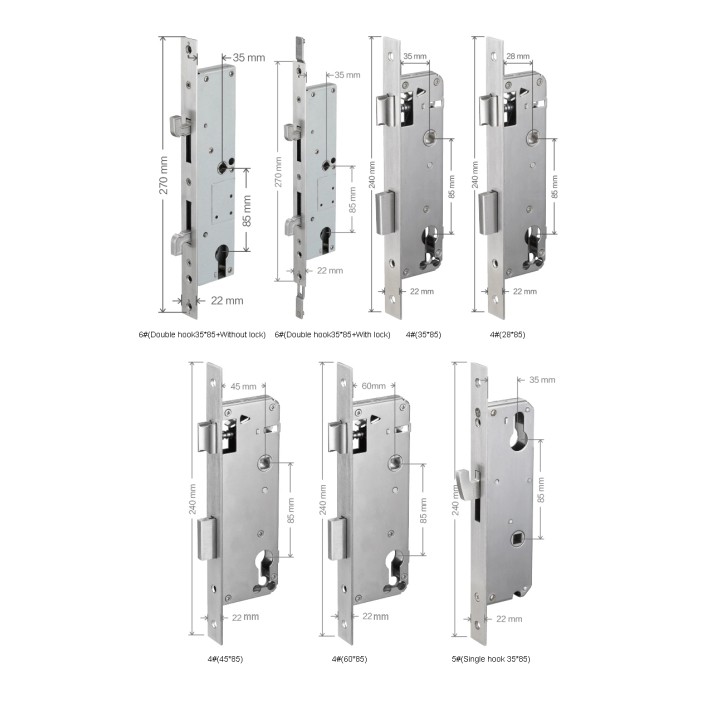 Novalock Smart Digital Door Mortise Spec Support with Various European ...