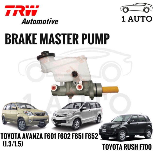 TRW BRAKE MASTER PUMP for TOYOTA AVANZA F601/2 F651/2 1.3 1.5, TOYOTA ...