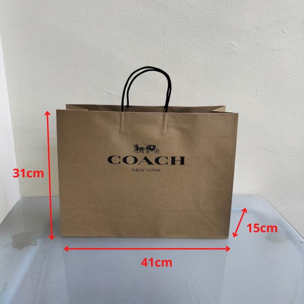 Coach Paperbag Box Giftbag Accessories Bag (WRAP WITH CARE & Cardbox ...