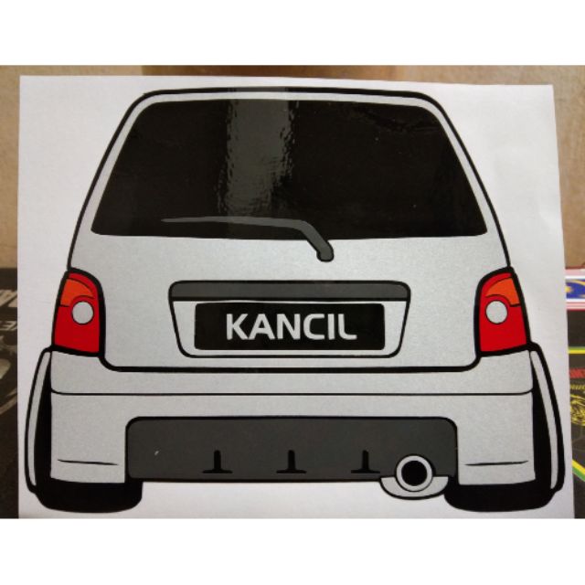 Sticker Kereta. Stiker Perodua kancil lampu bulat. | Shopee Malaysia