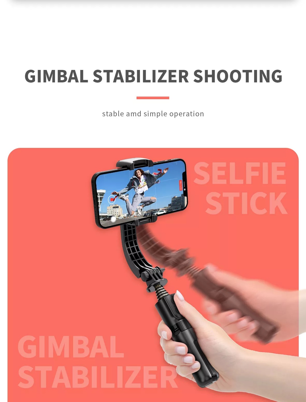 Gimbal Stabilizer L08 L09 Mobile phone stabilizer anti-shake handheld ...
