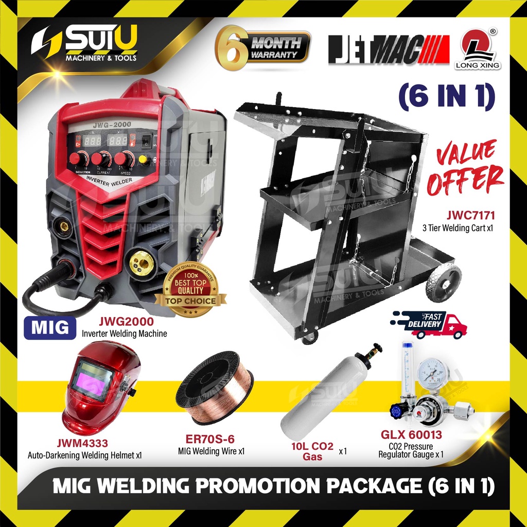 JETMAC 6IN1 MIG Welding Equipment Promotion (JWG2000 + JWC7171 ...