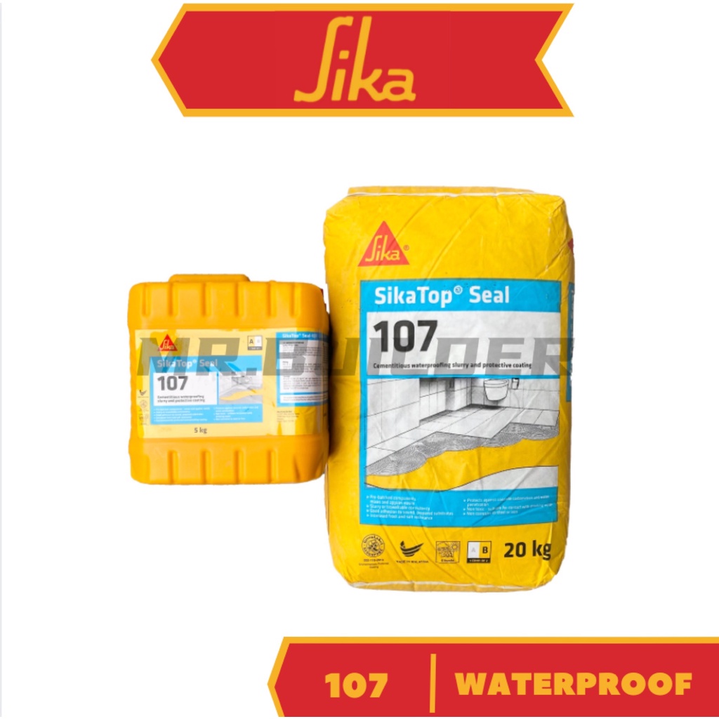 SIKA 107 Top Seal Waterproofing Cement (Set) 5kg 20 Kg Waterproof Seal ...