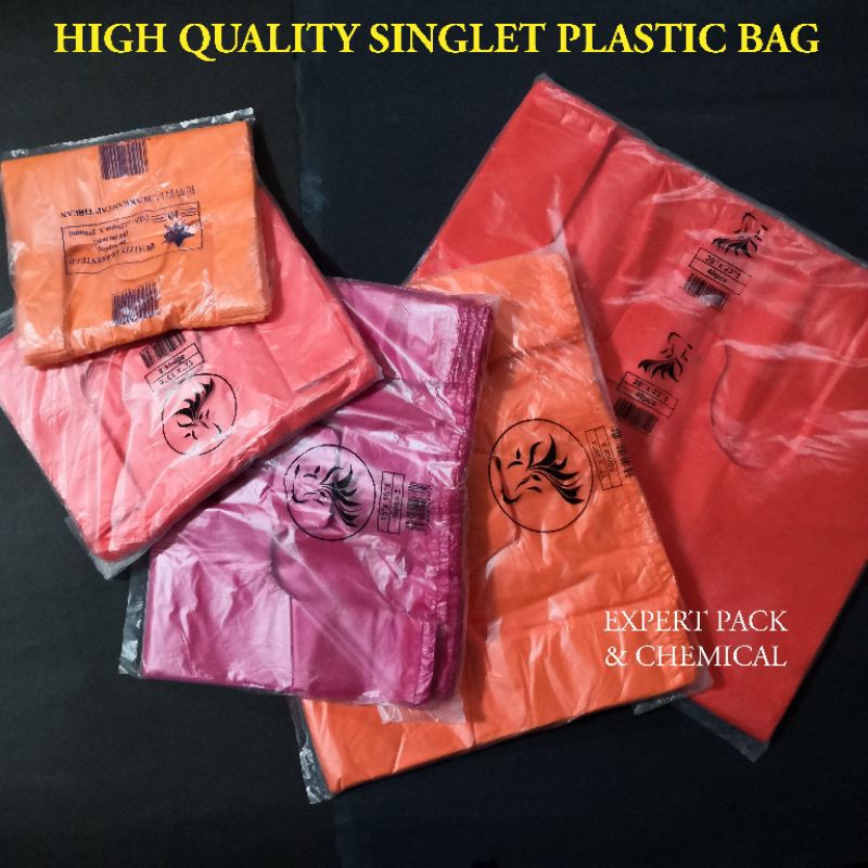 Singlet Plastic Bag - Beg Plastik Tangkai Murah / Handle Bag / Beg ...