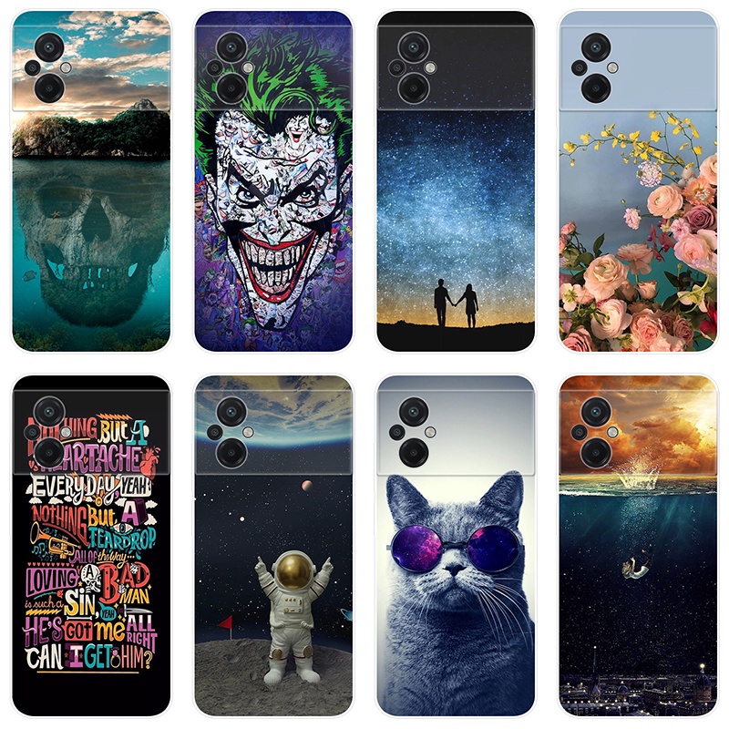 Xiaomi Poco M5 Case Silicone TPU Back Cover Xiaomi PocoM5 Cartoon Soft ...