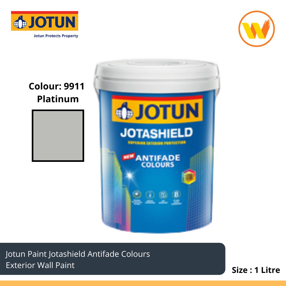 1Litre Jotun Paint Jotashield AntiFade Exterior Wall Paint 9911 ...