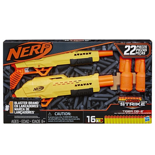 NERF Alpha Strike Tiger Db-2 Duel Targeting Set | Shopee Malaysia