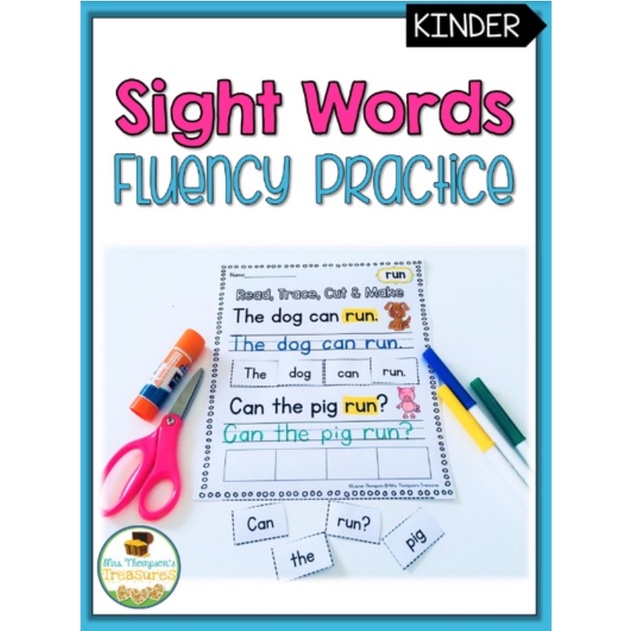 SIGHT WORD FLUENCY PRACTICE KINDERGARTEN | Shopee Malaysia