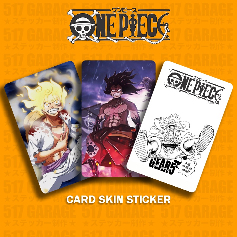 ONE PIECE - LUFFY GEAR - ATM CARD STICKER - BANK CARD STICKER - T*G ...