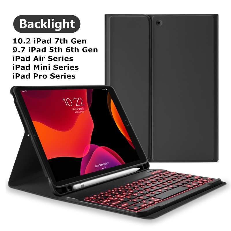 NIXXOS For iPad10 Wireless Keyboard Ccase for 10.2'' iPad 7th/8th/9th ...