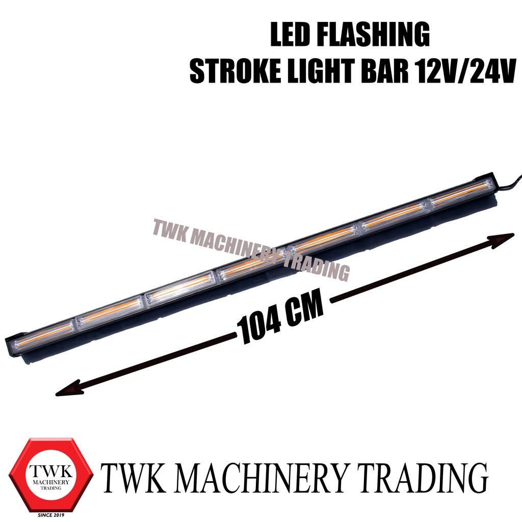 TWK 12V-24V Green /hijau LED lori strobe light bar lampu led hijau ...