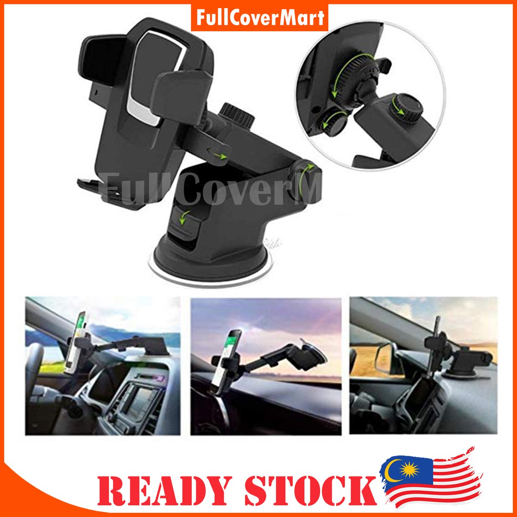 (HOL15) Adjustable Mobile Holder/ Mobile Stand/ Car Stand with Quick ...