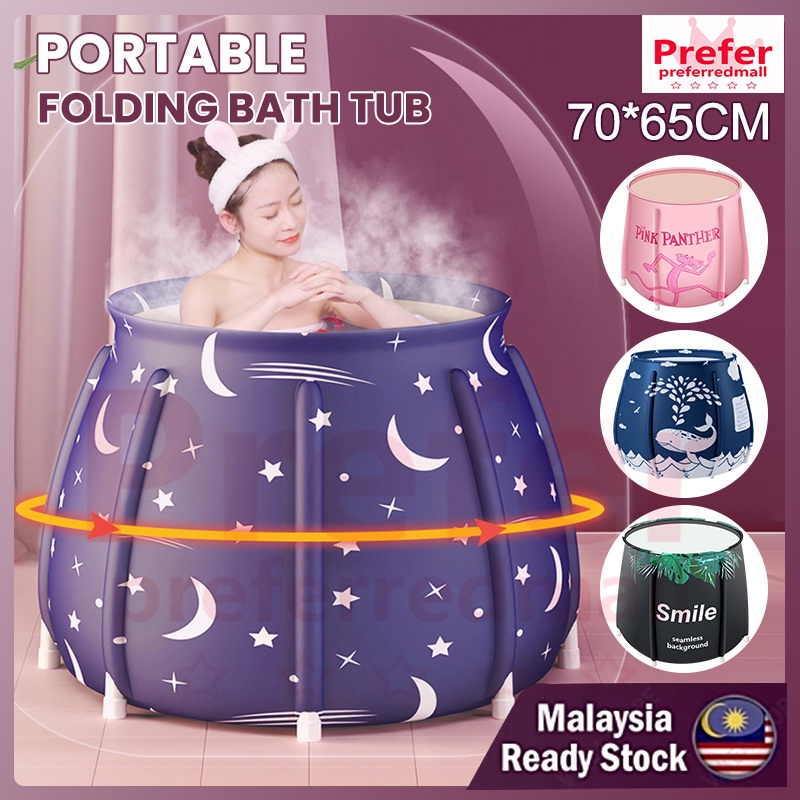 New Folding Bathtub Adult Bathing Bucket Foldable Bathing Bucket ...