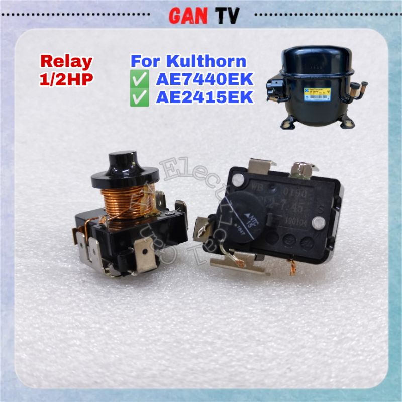 Kulthorn Relay 1/2HP AE7440EK AE2415EK AE2415Y NTC15 QL2-7.45 ...