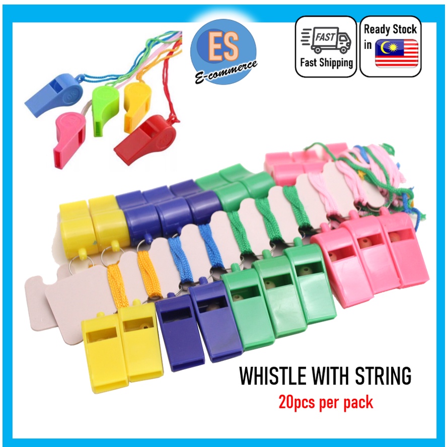 WHISTLE WITH STRING (20pcs per Pack) | Shopee Malaysia