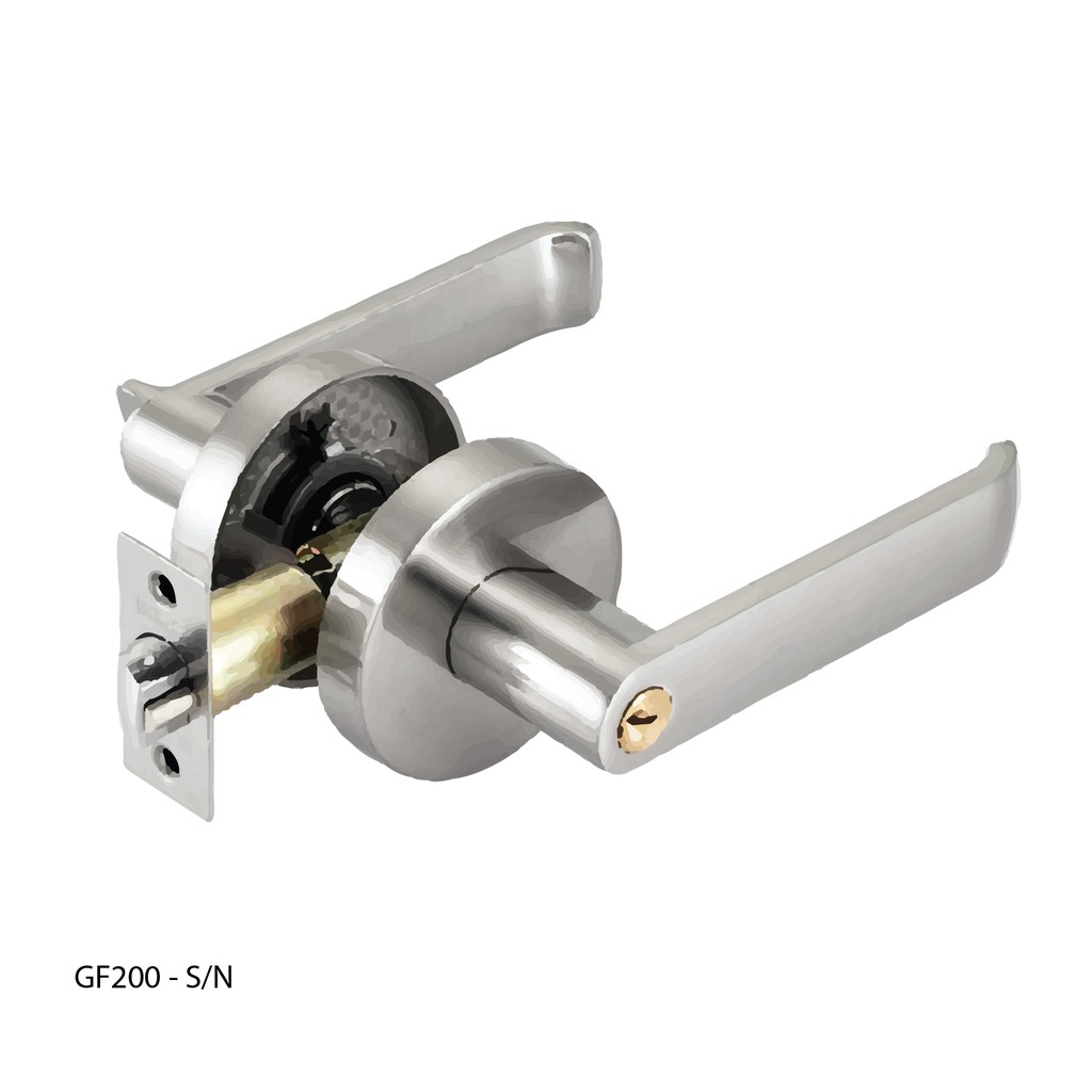 [LOCGUARD] GF200 SERIES TUBULAR LEVERSET (SILVER/GOLD/COPPER/BRASS ...