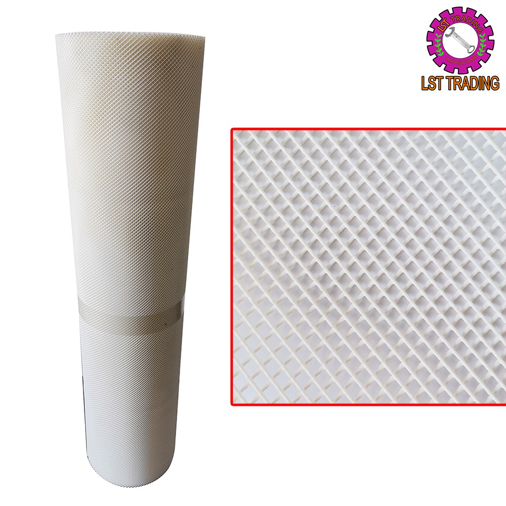 [1 UNIT 1 FEET] 4MM PVC FENCE NETTING / PVC MESH / PVC NETTING / WHITE ...