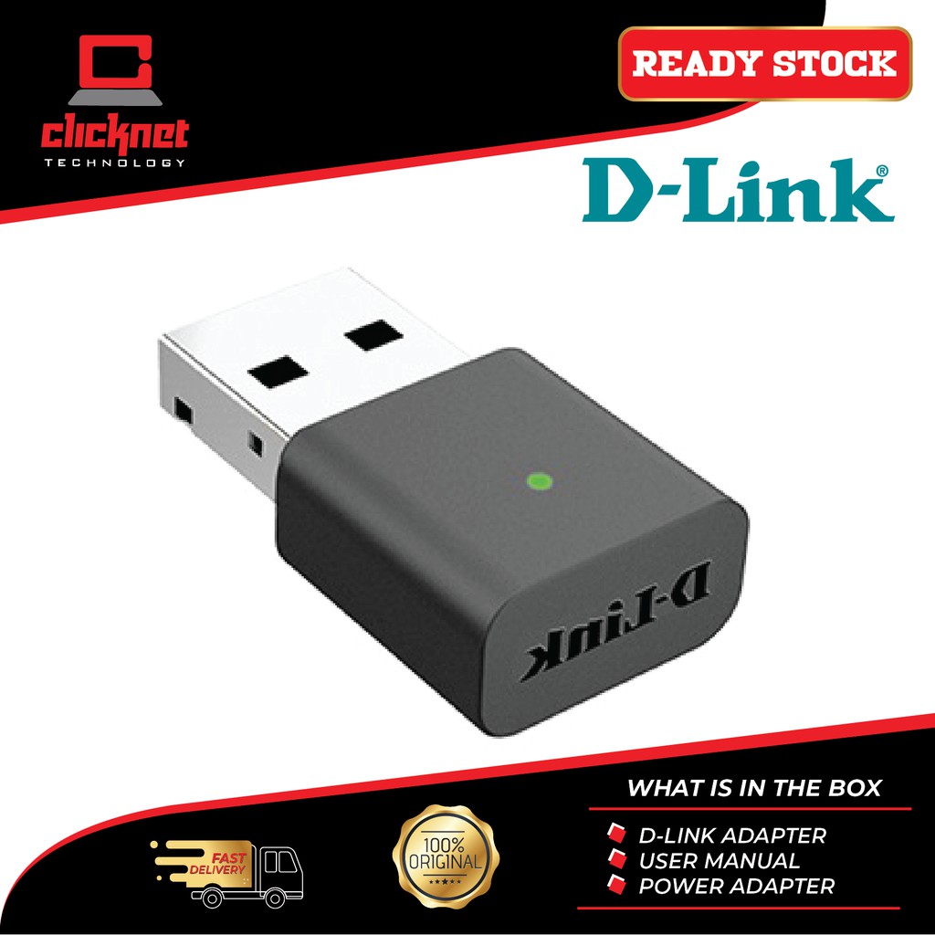 D-Link USB Adapter DWA-131 Wireless 300M Nano | Shopee Malaysia