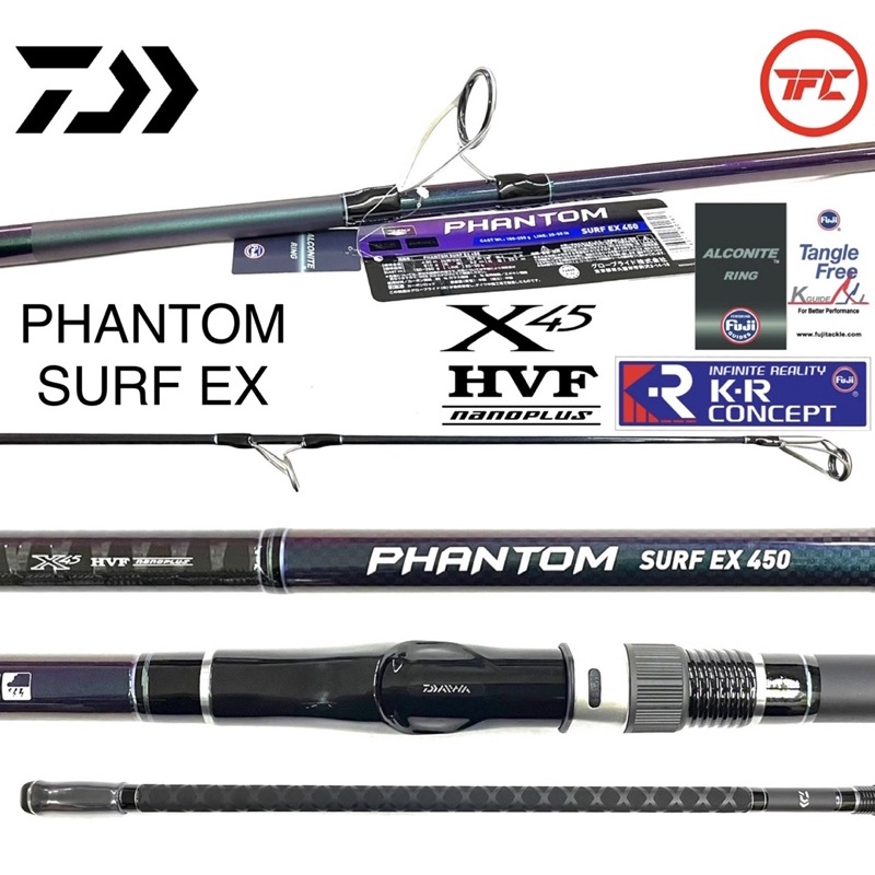 2020 DAIWA Phantom Surf EX Rod 20’ 450 480 Cast | Shopee Malaysia
