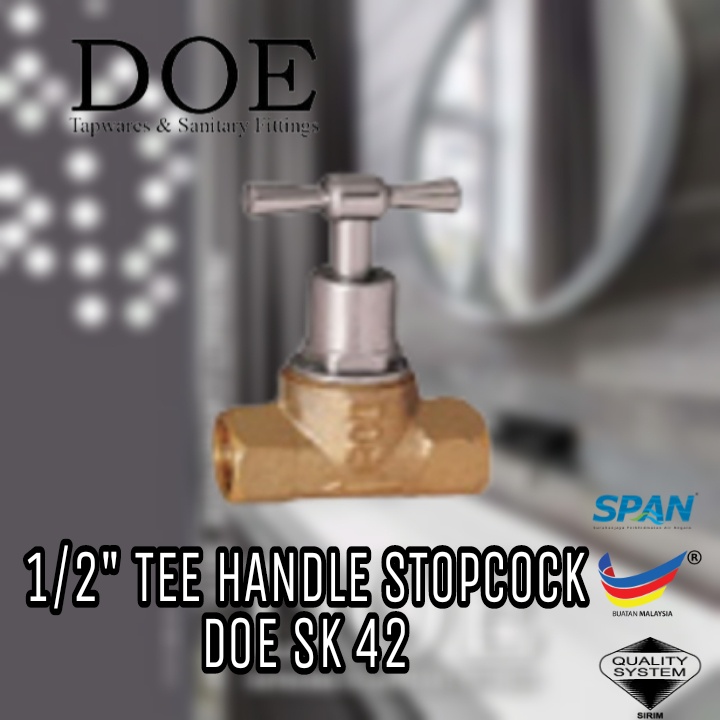 [100% ORIGINAL] DOE DE60/ DE60A/ DE60B Brass Concealed Stopcock / DOE ...