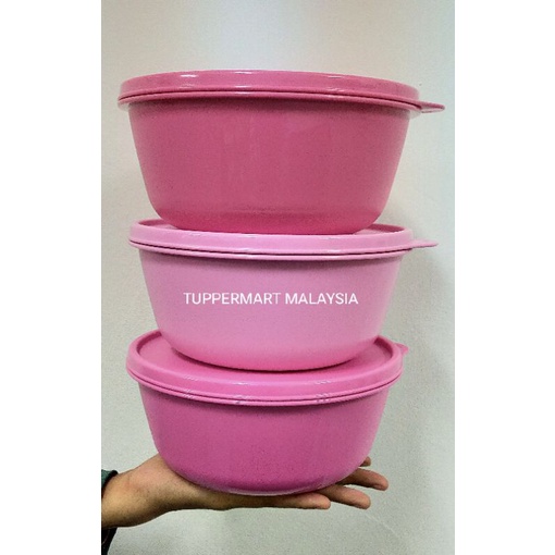 Tupperware Modular Bowl Pink Set 1.5L (3pc) | Shopee Malaysia