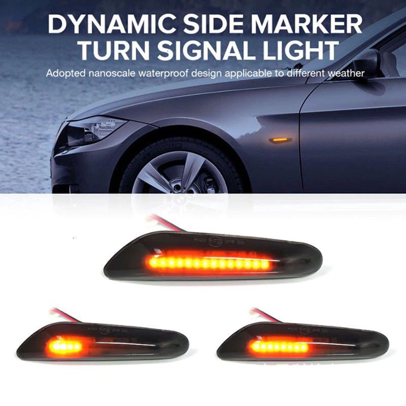 Led Car Side Turn Light Signal Marker Lamp Dynamic Indicator Lights For ...