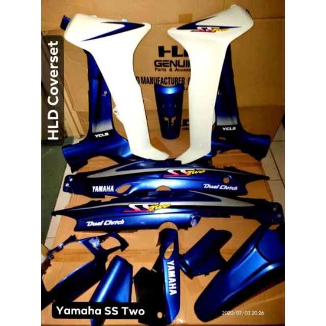 COVERSET YAMAHA SS2 Sticker siap tampal / SS TWO BLUE HLD | Shopee Malaysia
