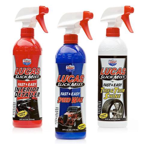 Lucas Oil 100% Genuine USA Slick Mist Fast & Easy Speed Wax Spray Long ...