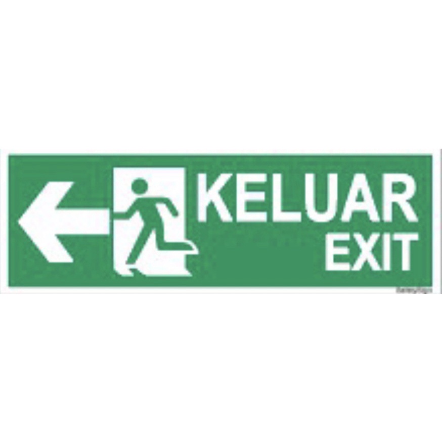 [100% ORIGINAL] PRELUDE EMERGENCY ESCAPE EXIT SIGNAGE SIGNBOARD SAFETY ...
