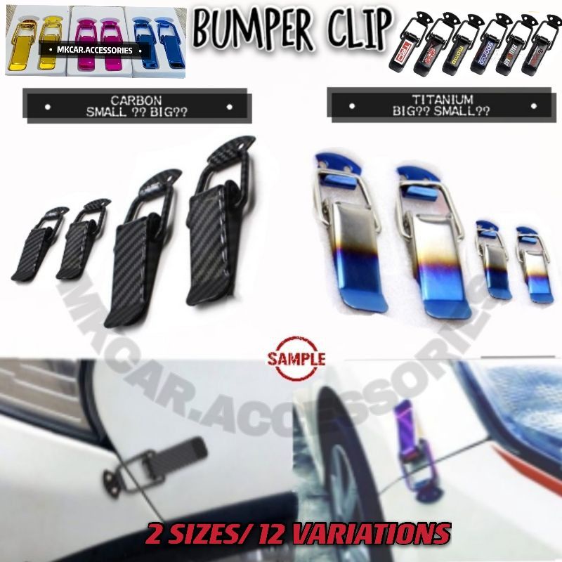 💥HOTTEST💥COLORS UNIVERSAL STAINLESS STEEL TITANIUM /CARBON CAR BUMPER ...