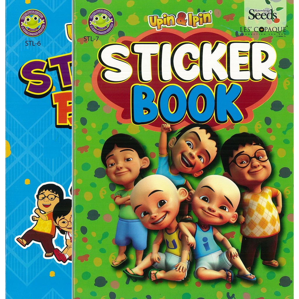 UPIN & IPIN STICKER BOOK STL - SERIES 6-7 - Buku Pelekat - Pre School ...