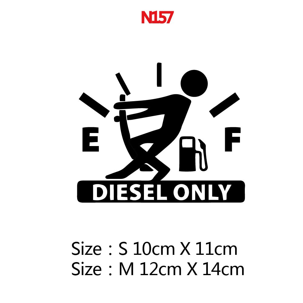 Funny Diesel Car Stickers Creative Vinyl Sticker On Car Stickers And