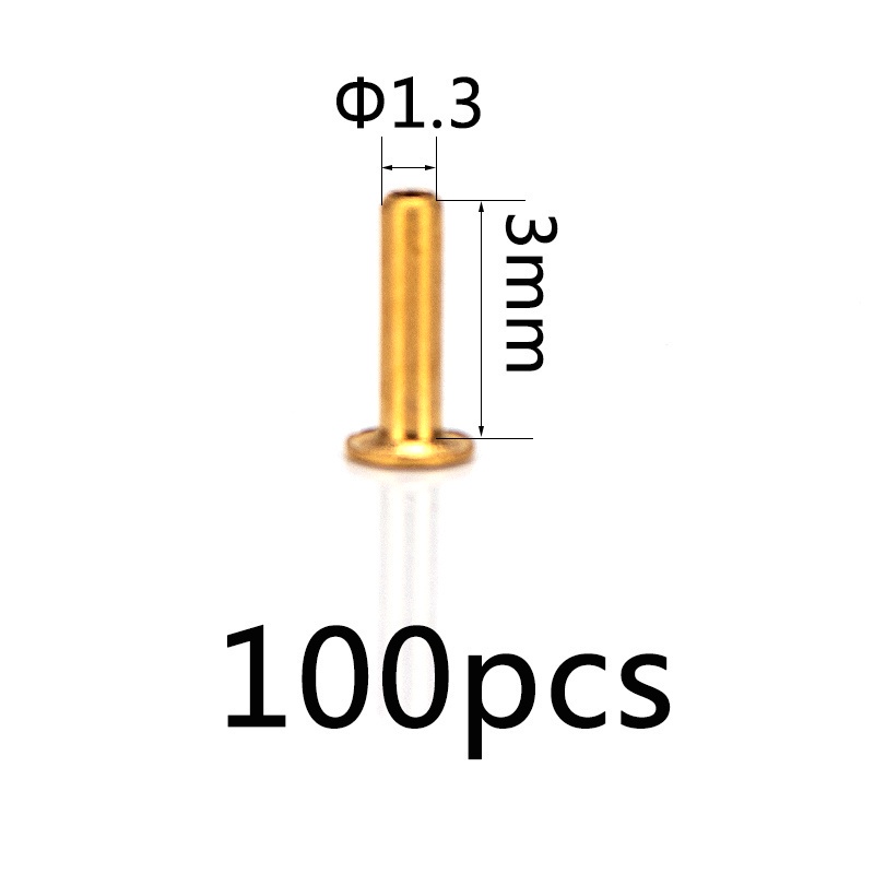 Brass Eyelet Rivet Nut Copper Hollow Grommet Hole Rivets Thread ...