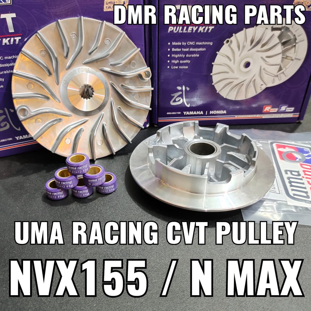 NVX155 / N-MAX CVT PULLEY KIT UMA RACING CVT PULLEY ROLLER KIT ( 20 X ...