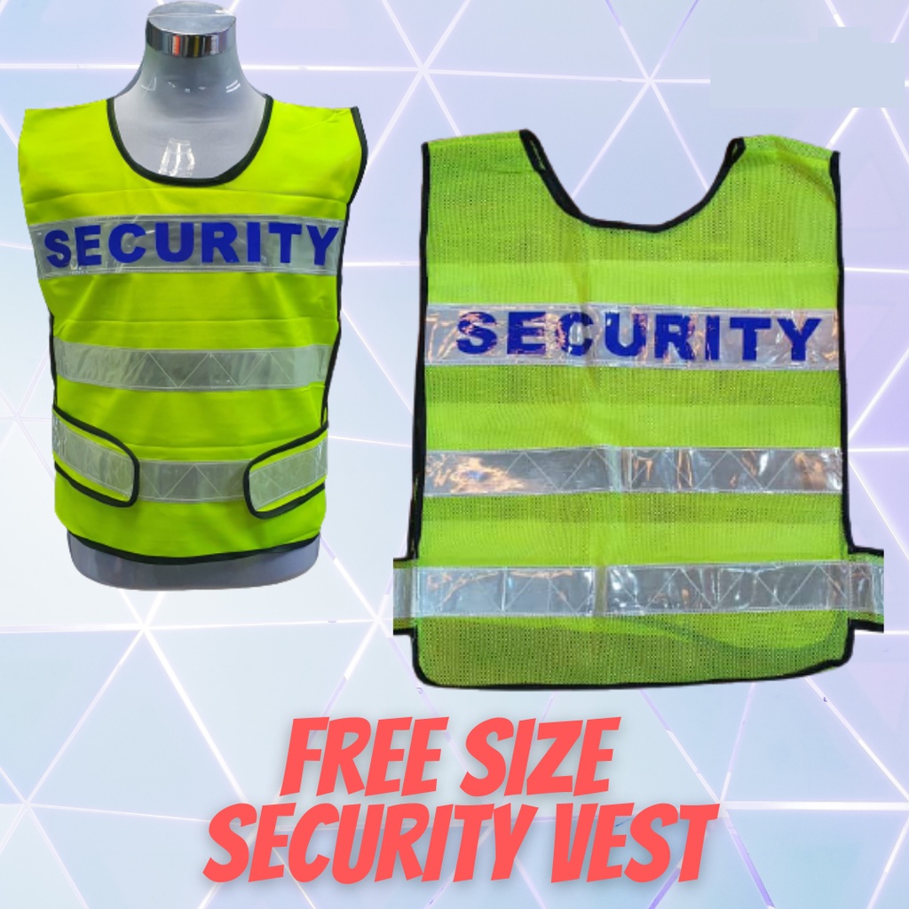 GRED AAA Free Size Vest Security High-Vis / Vest Keselamatan Sekuriti ...