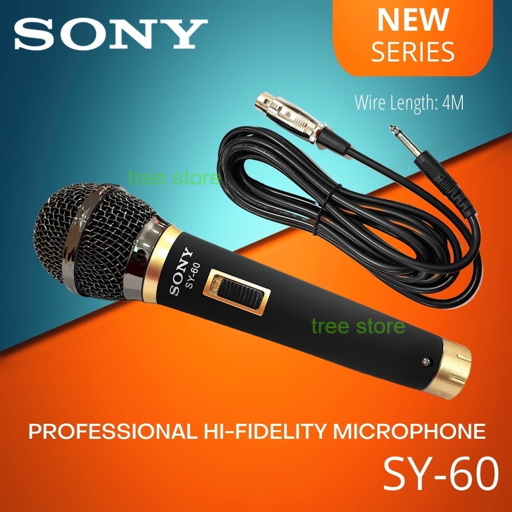 SONY Microphone SY-60 Professional Dynamic For Vocal/Karaoke HI ...