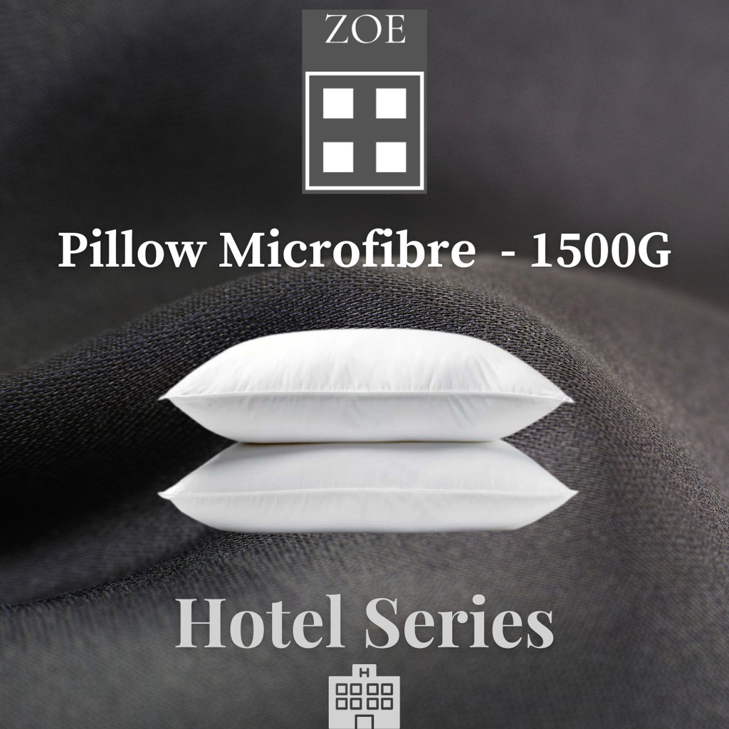 Zoe Hotel Grade Pillow Microfiber | Shopee Malaysia