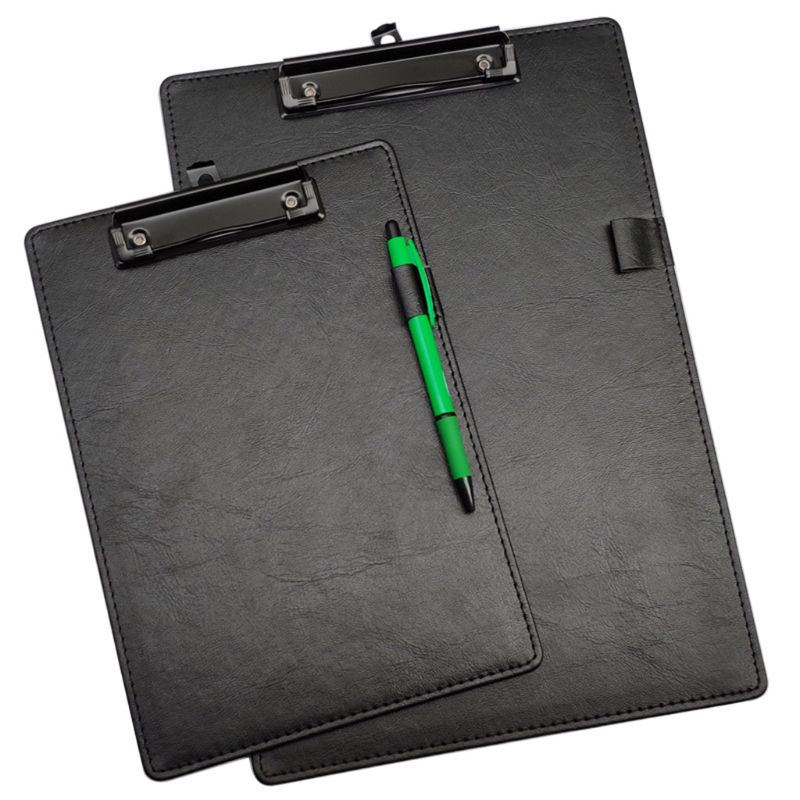 PU Leather A4 A5 File Paper Clip Board Writting Pad Folder Document ...