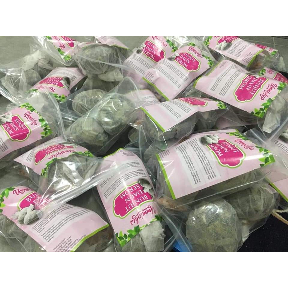 REBUSAN MANDIAN HERBA / BUNJUT DAUN SEROM (2 BUNJUT) - UMMIALYA ...