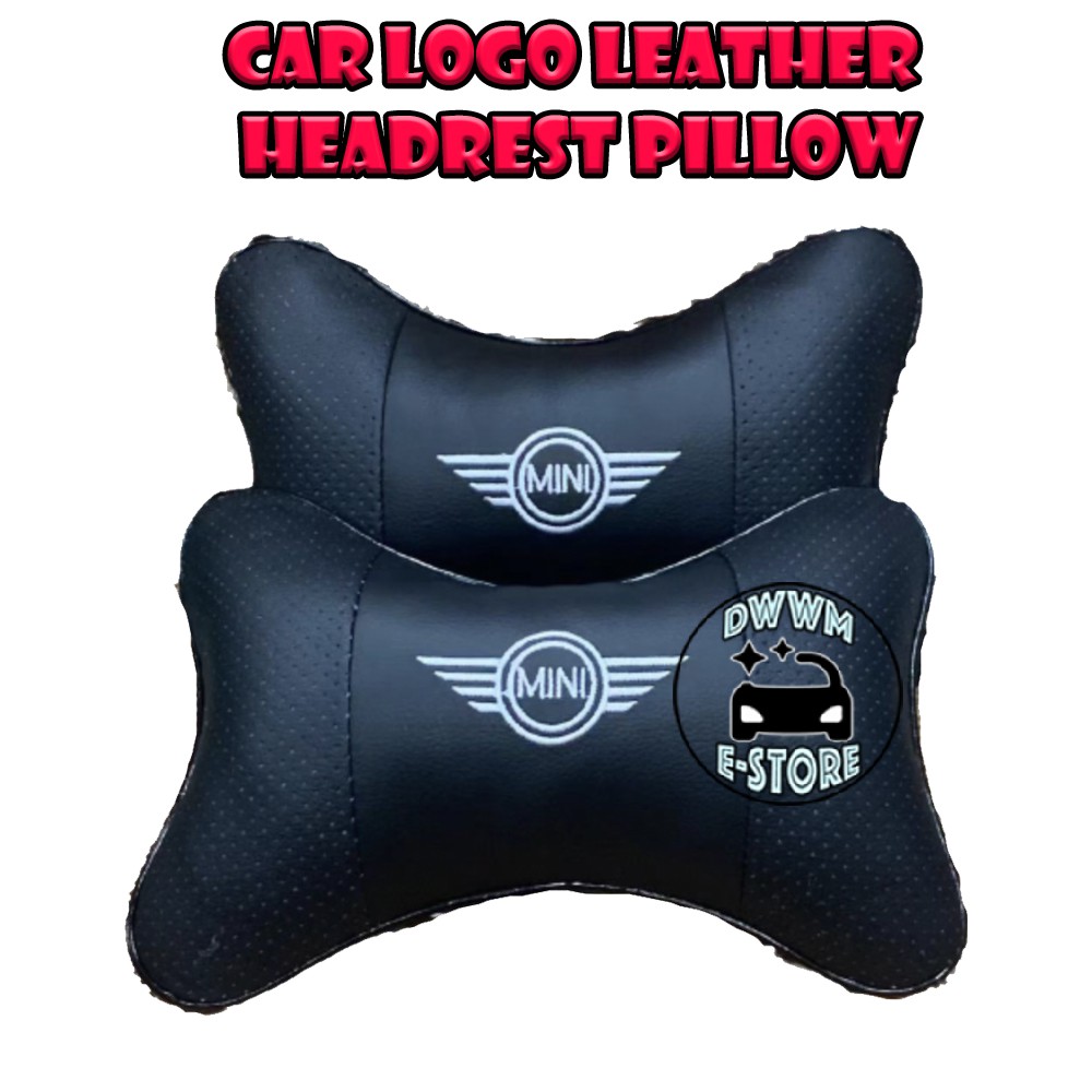 Mini Car Head Rest Neck Pillow for Cooper country man clubman | Shopee ...