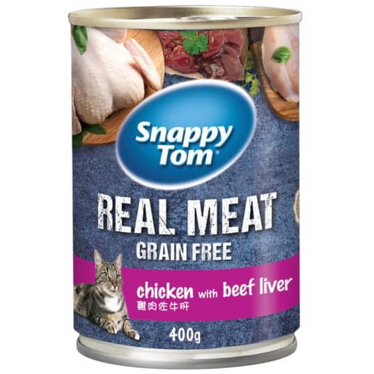 SNAPPY TOM Canned Food Chicken With Beef Liver 400g/Makanan Basah ...