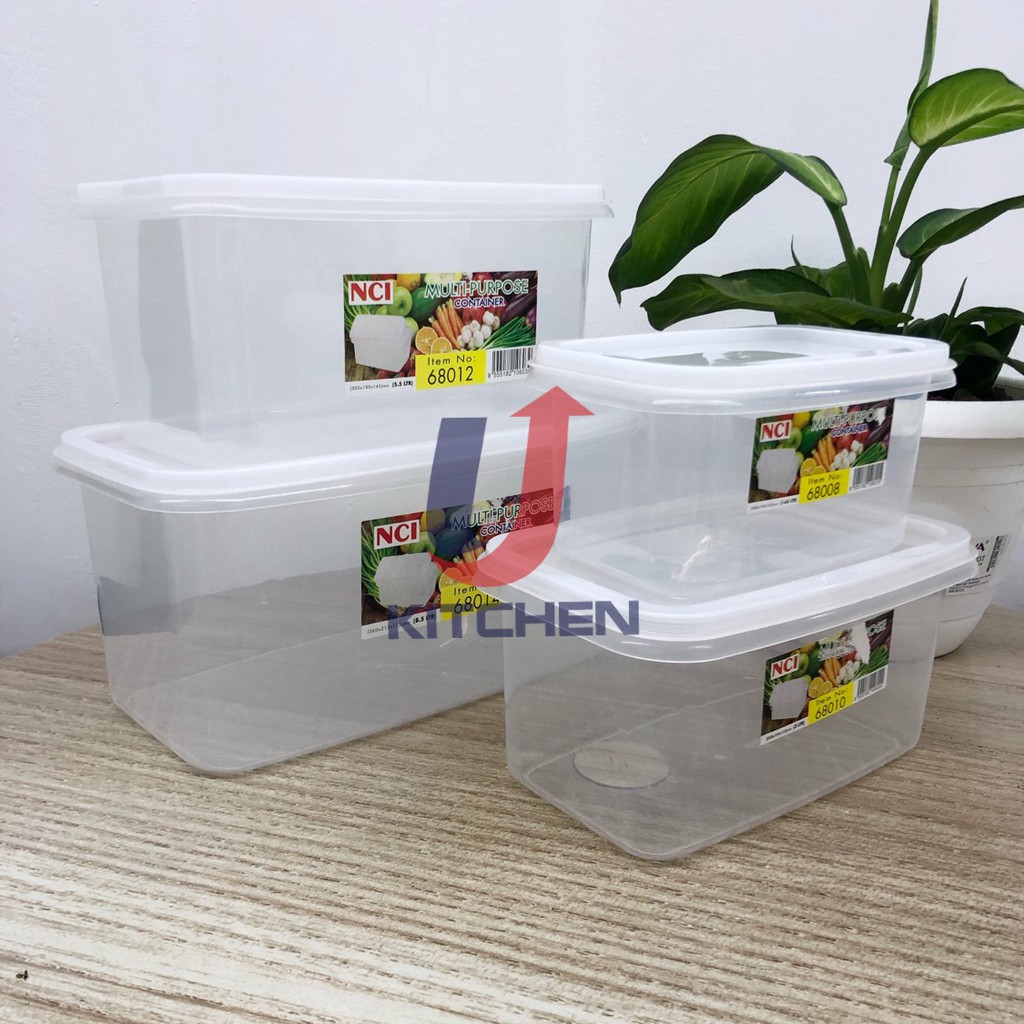 NCI Multipurpose Transparent Container Food Container Accessories Box ...