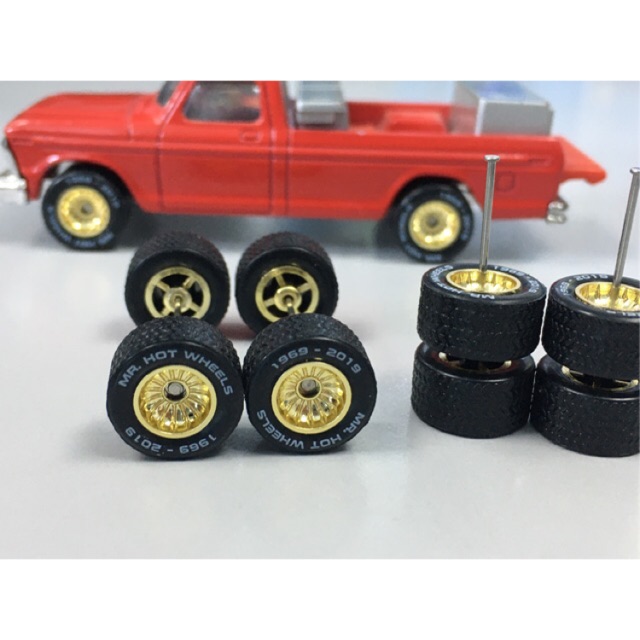 Z016# Tayar Getah Rubber wheels 1/64 Mr. Hotwheels 12mm Dinner ...