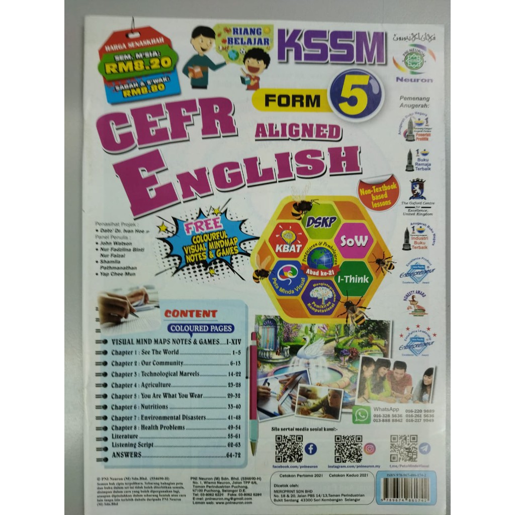 CEFR ALIGNED ENGLISH FORM 5 | Shopee Malaysia