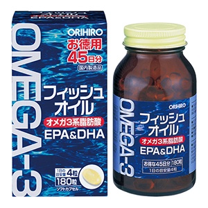 Supplements ORIHIRO Fish Oil 180 capsules (45 days) / EPA & DHA / Omega ...