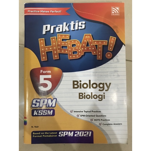 Buku Latihan Biologi Kssm Tingkatan 5 Shopee Malaysia