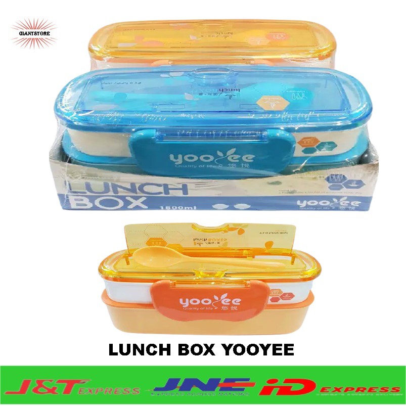 Yooyee Stacking lunch box (2Pcs) | Shopee Malaysia