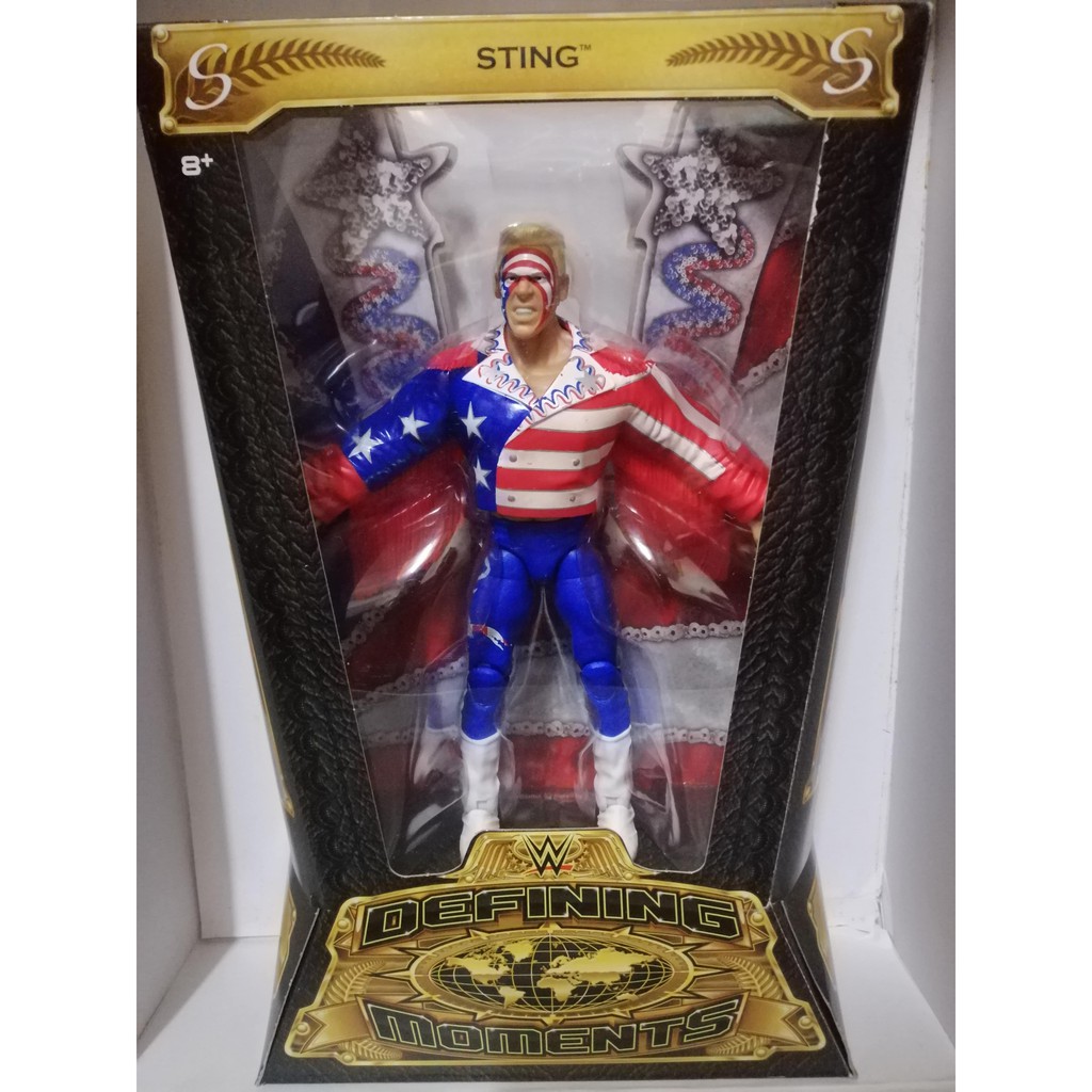 Mattel WWE Defining Moments Sting WCW BIB | Shopee Malaysia